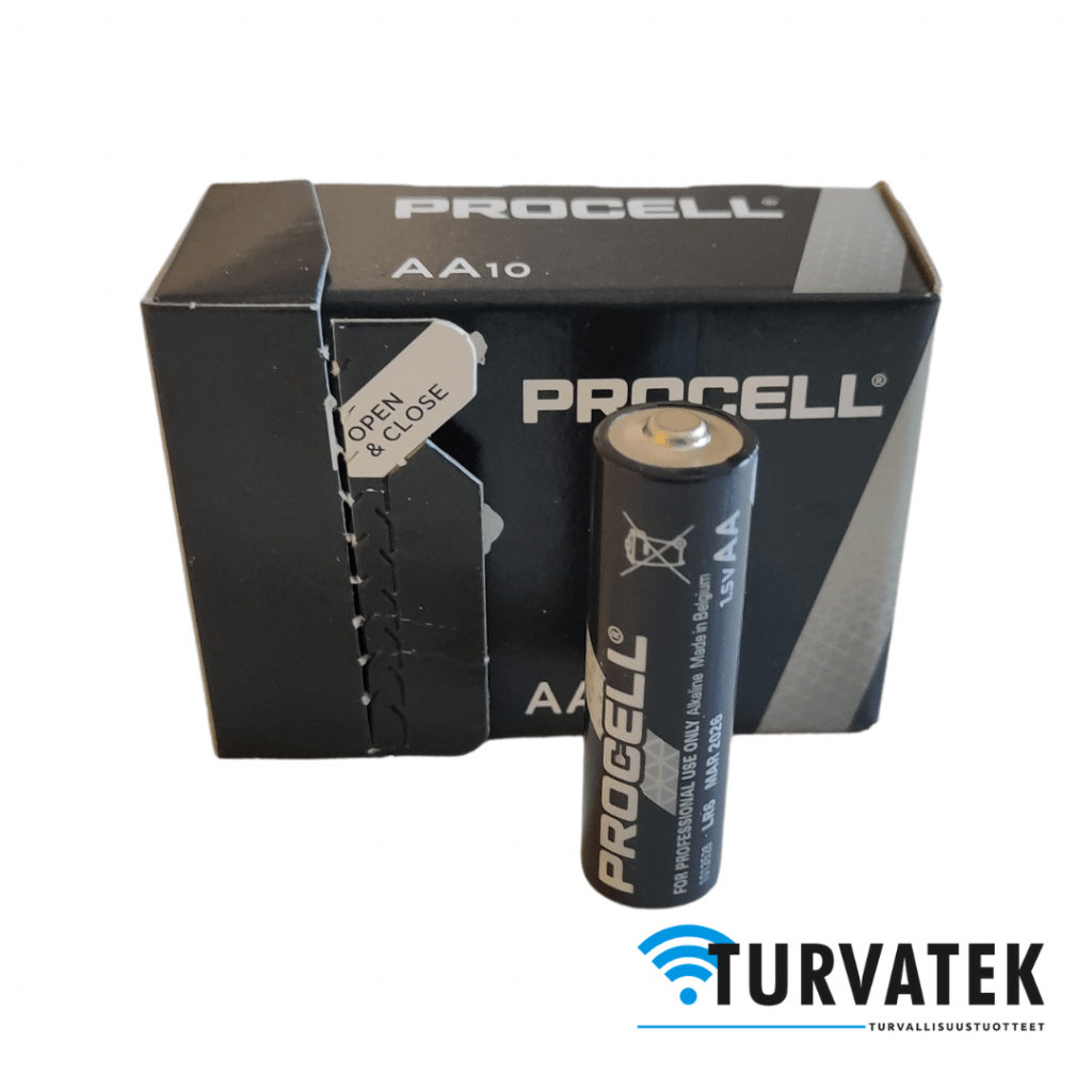 Procell AA alkaliparisto / 10 kpl - Turvatek